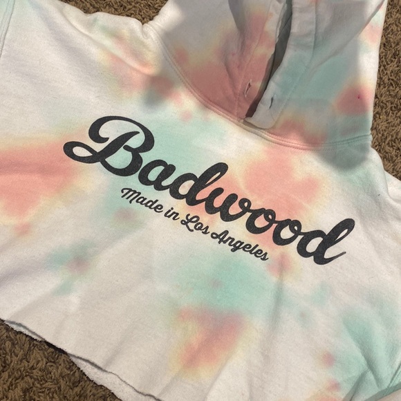 Badwood | Sweaters | Badwood Cropped Tie Dye Hoodie | Poshmark